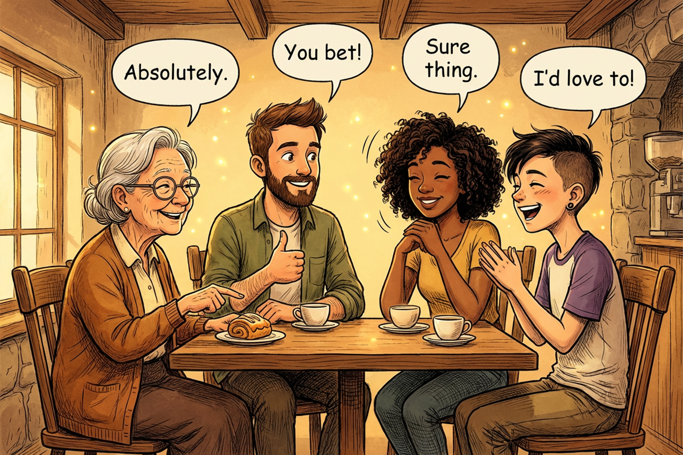 28 طريقة لقول Yes بالإنجليزية