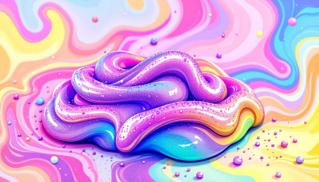 ¿Sabes lo que es el slime? Aprende a hacerlo en dos pasos.