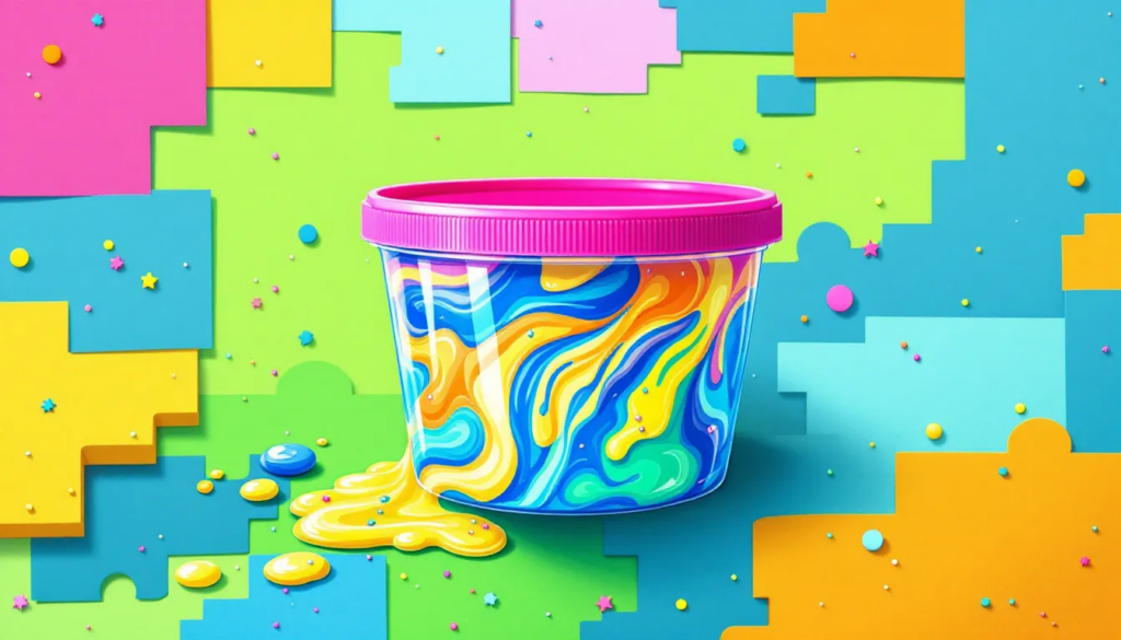 ¿Sabes lo que es el slime? Aprende a hacerlo en dos pasos.