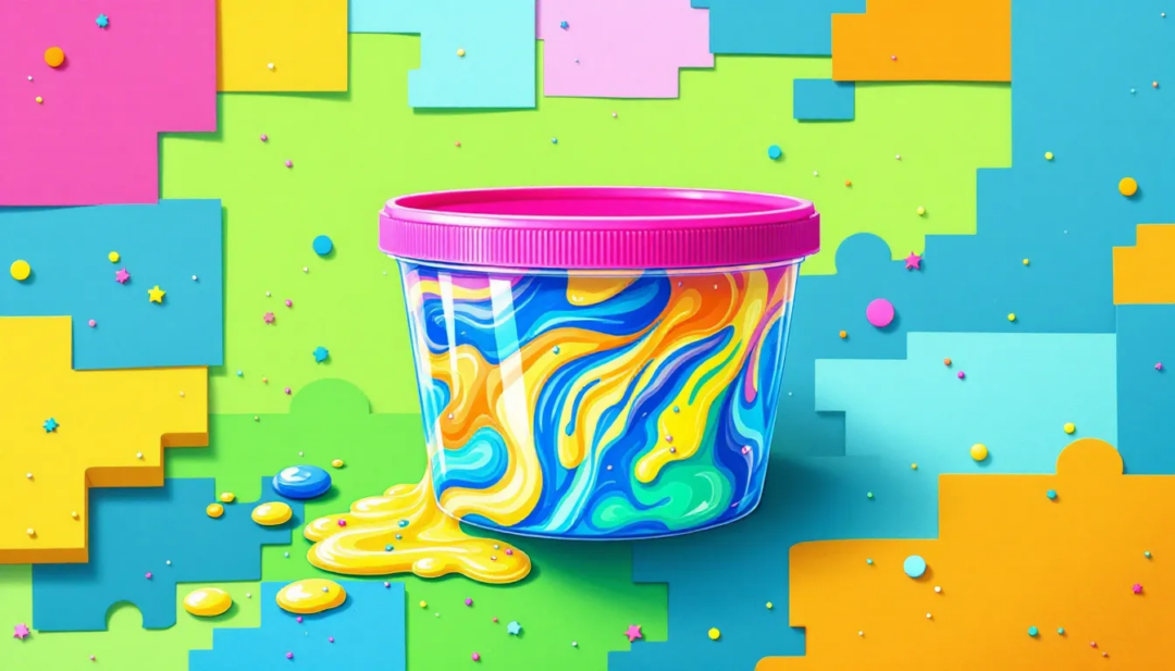 ¿Sabes lo que es el slime? Aprende a hacerlo en dos pasos.