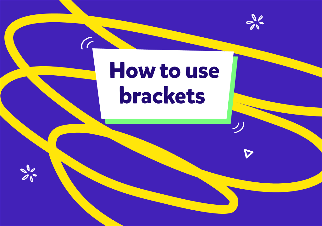 Así se escriben y se utilizan los brackets en inglés