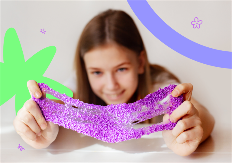 ¿Sabes lo que es el slime? Aprende a hacerlo en dos pasos.