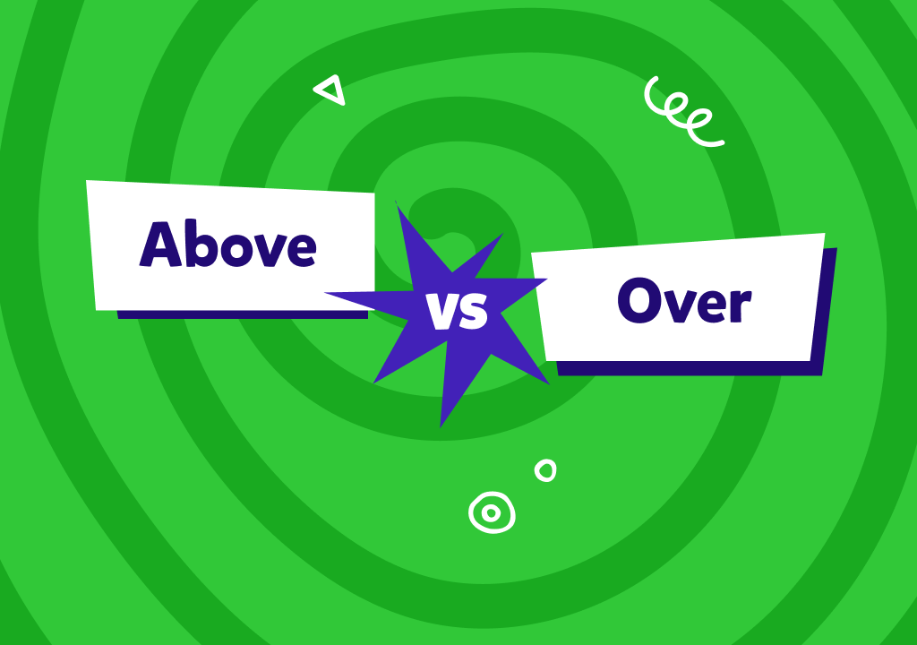 Above: Uso y traducción al español con ejemplos claros