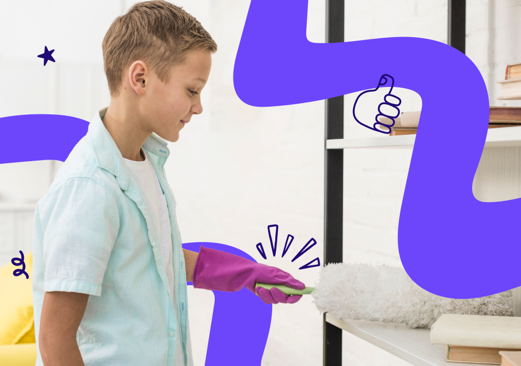 Aprende el vocabulario de las tareas domésticas en inglés